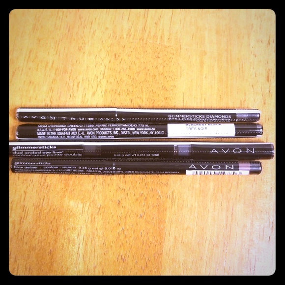 Avon | Makeup | Nwt Eyeliner Brow Pencils Bundle Avon | Poshmark